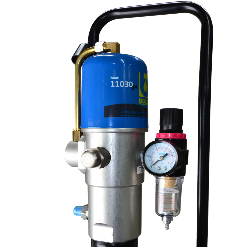 Propulsora Pneumática Graxa Com Carro 20kg 11030-g4 Bozza - A Casa dos ...
