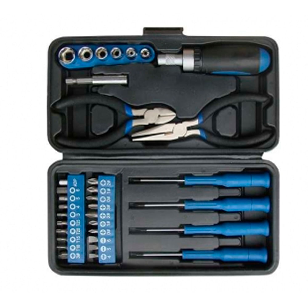 Jogo de Ferramentas com Alicates Bits Chave Fenda 6237 BREMEN - A Casa ...