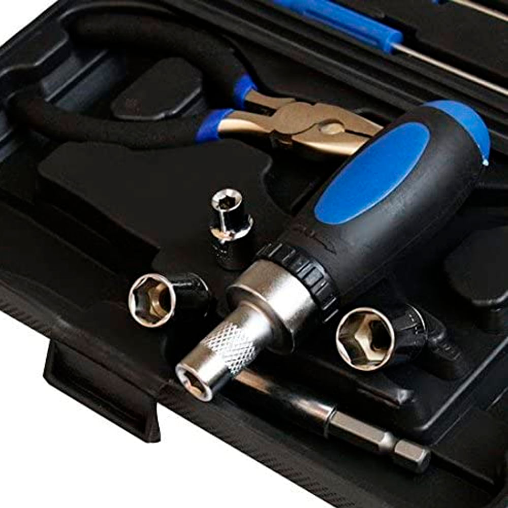 Jogo de Ferramentas com Alicates Bits Chave Fenda 6237 BREMEN - A Casa ...