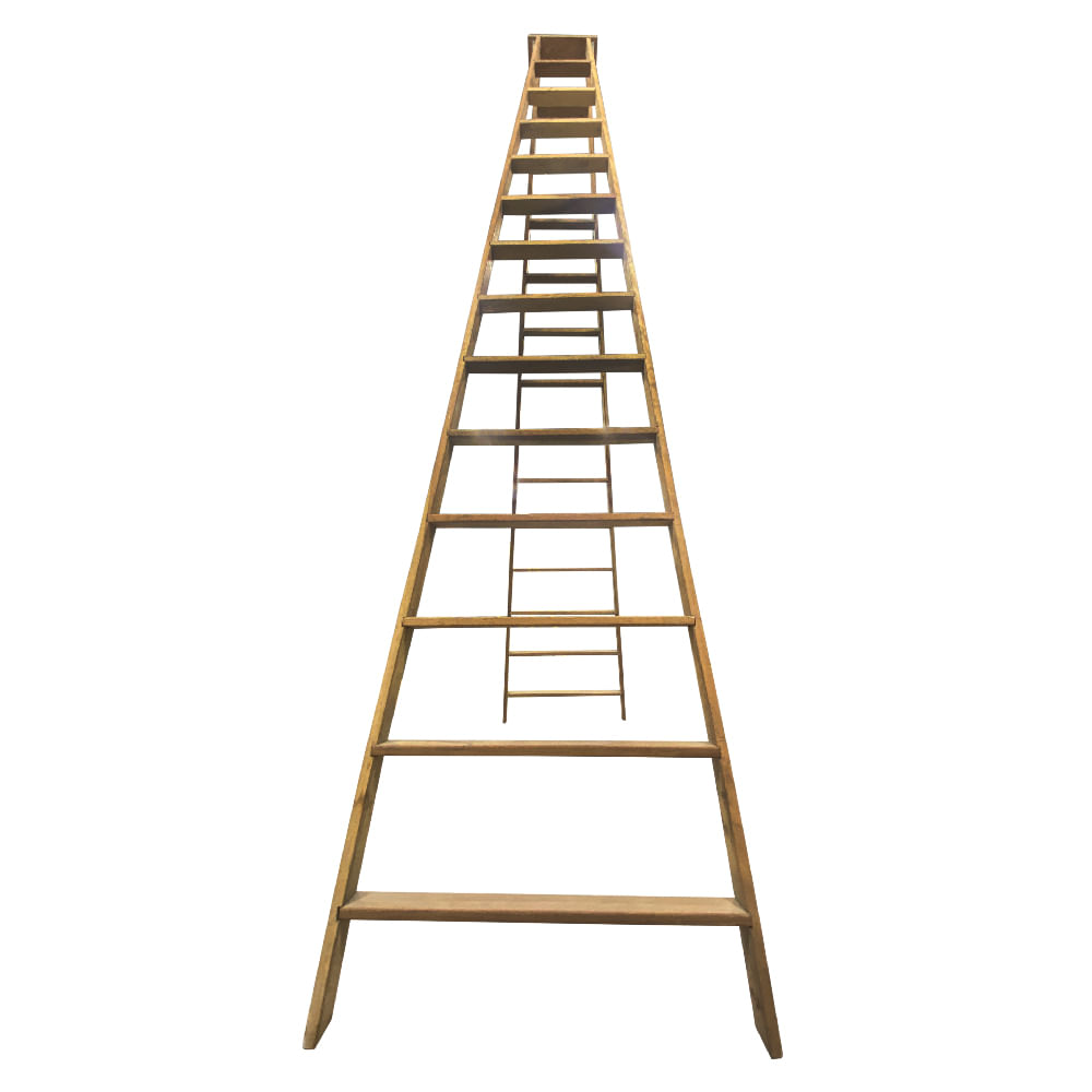 Escada Americana Madeira Duplo 14 Degraus 3,78Metros TDM14 W BERTOLO ...