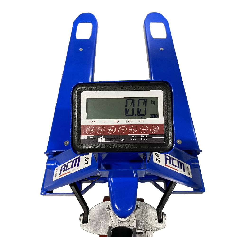 Carro Hidráulico Paleteira 2Ton RT POLI LARGO com balança sem ...